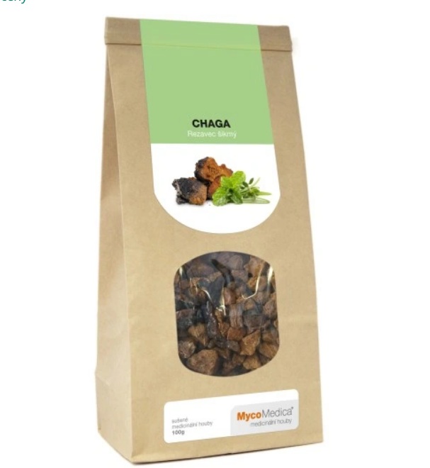 CHAGA GRZYB SUSZONY 100g MycoMedica - Sklep ovito.pl