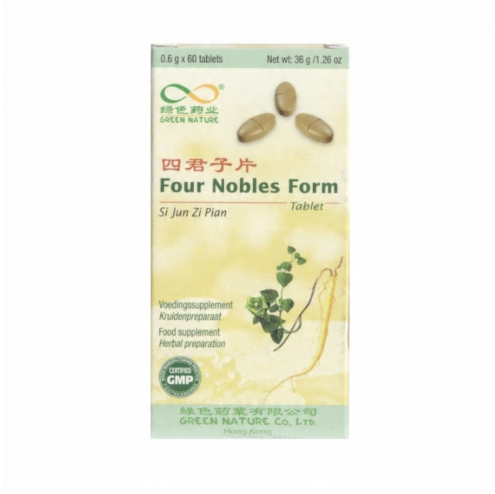 Four Nobles Form, Si Jun Zi Pian 60 tabletek – Green Nature – Sklep ...